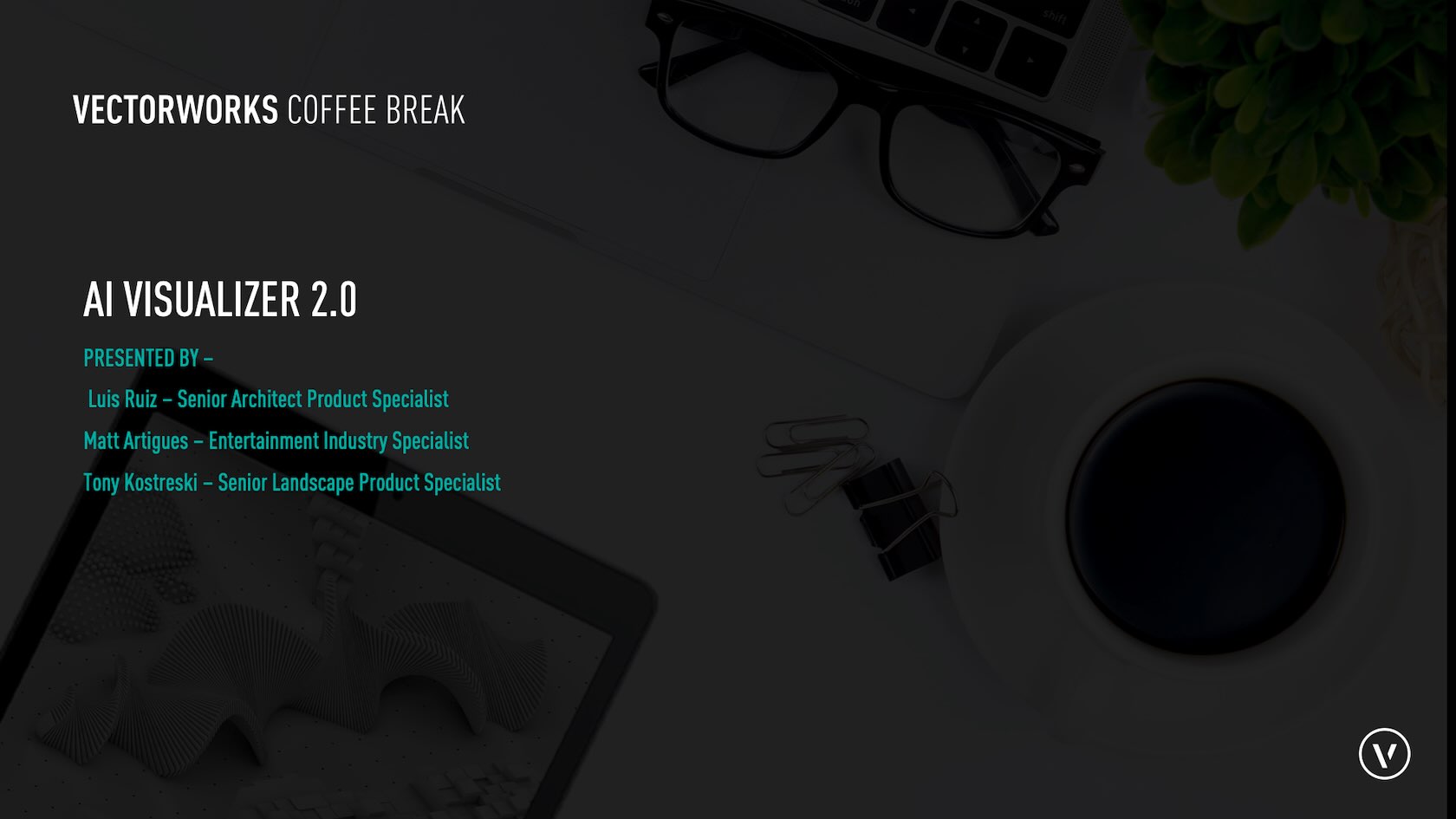 Coffee Break - AI Visualizer 2.0 | Vectorworks University